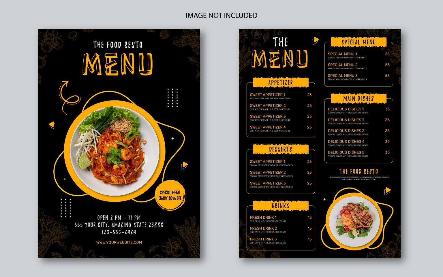 Tips for making Restaurant Menu Card