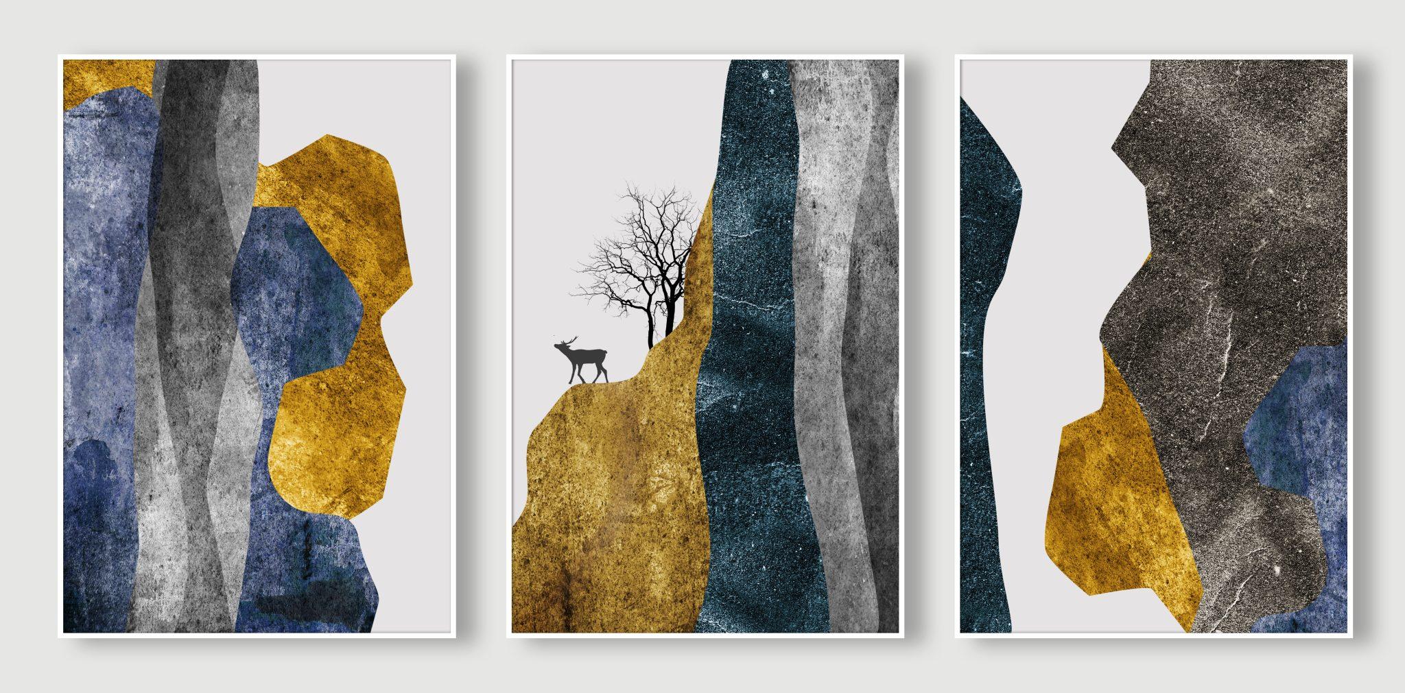 Abstract Canvas Prints for Living Room
